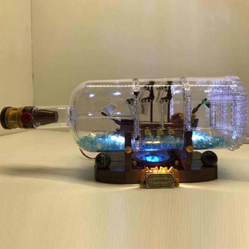 MG16051 不包含船體 新瓶中船 USB LED 燈光組 樂拼16051 摩燈炫彩 LEGO積木磚